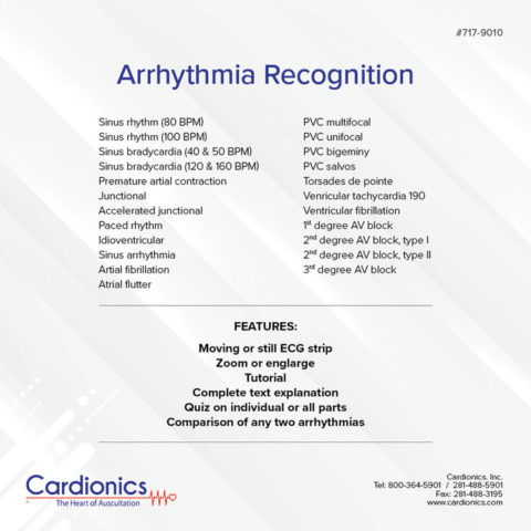 Learning Arrhythmia Recognition | Cardionics
